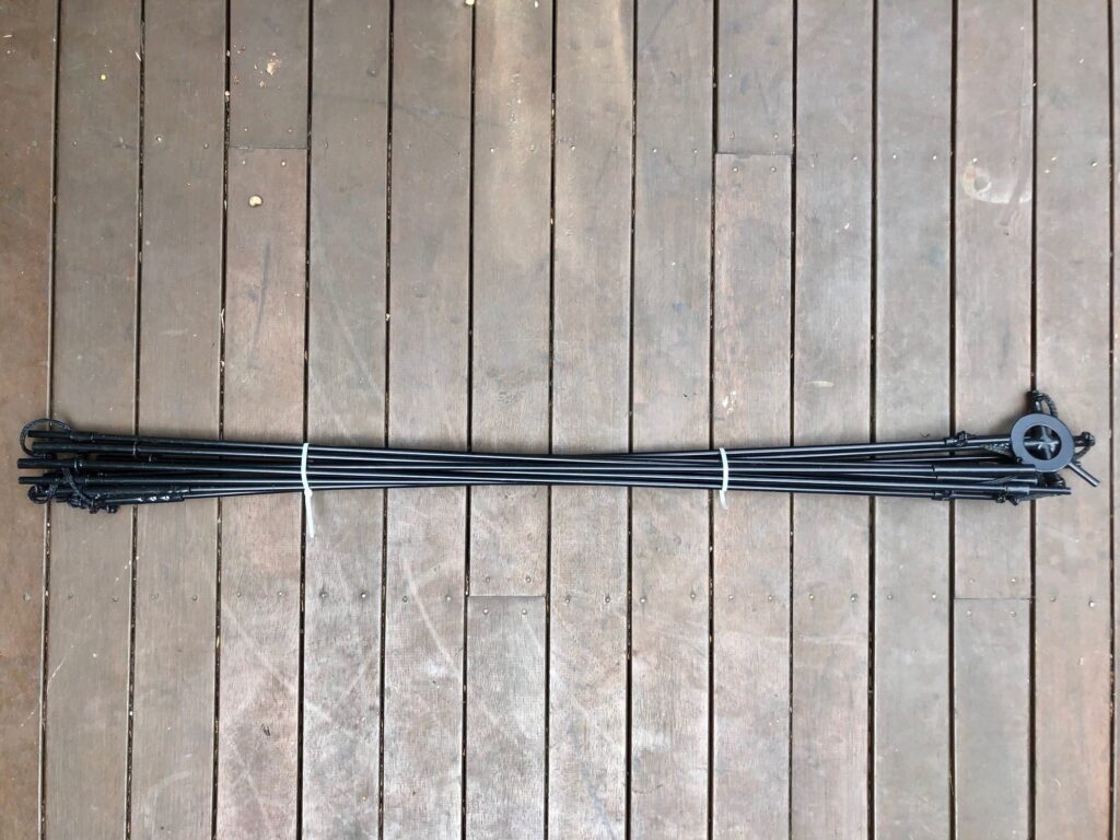 Spare Safari Bow 3M Spring Steel Frame Set - Diamantina Outdoors