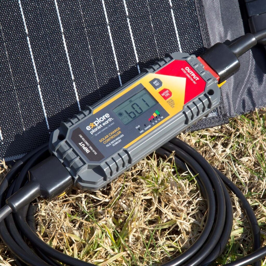 Explore Planet Earth Portable Solar Blanket Kit 120W with Digital Solar ...